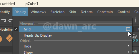 [Maya]Display-Viewport